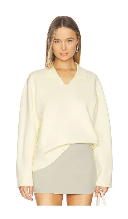 SAMSOE SAMSOE Saanne Polo Sweater - Yellow