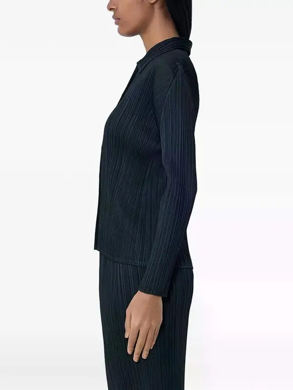 Issey Miyake Pleated Button-down Shirt