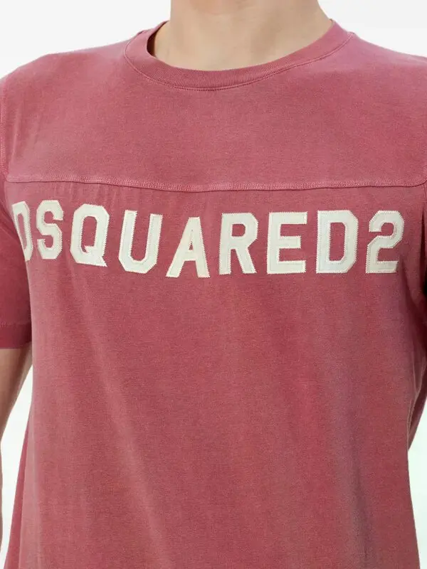 Dsquared2 Logo-detail T-shirt - Red
