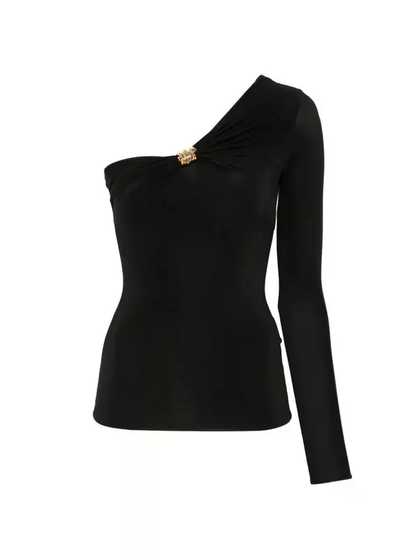 Elisabetta Franchi One-shoulder Top - Black