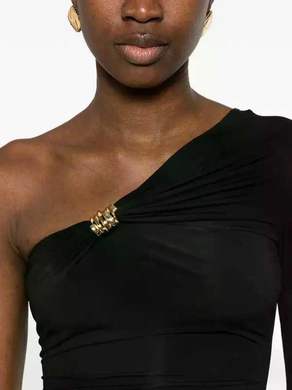 Elisabetta Franchi One-shoulder Top - Black