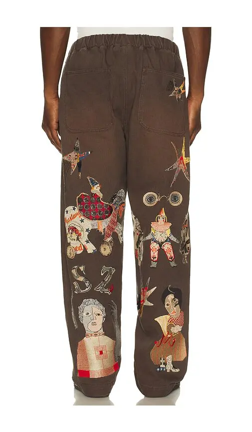 SAMUEL ZELIG Collage Pant - Brown