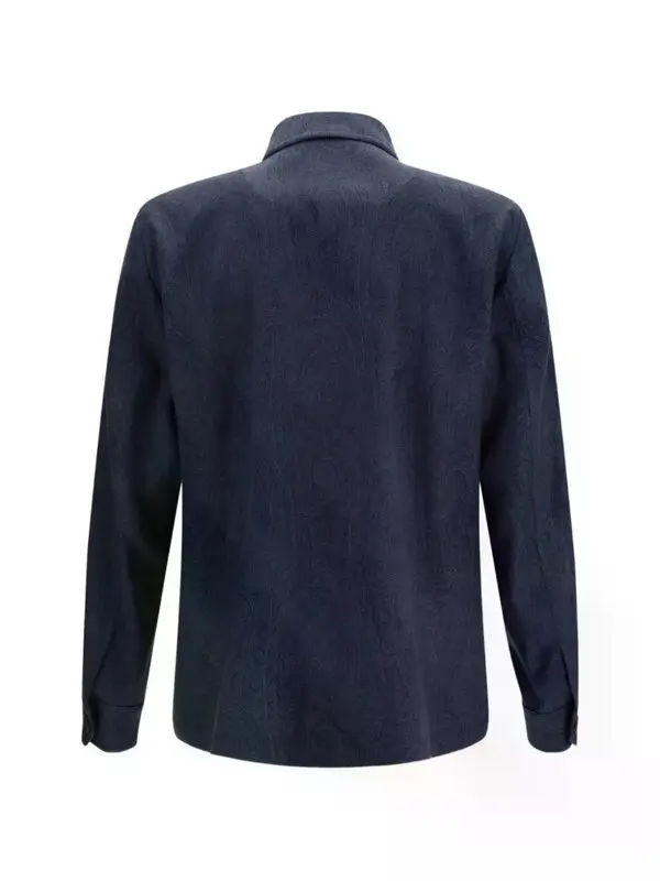 Etro Paisley Print Shirt Jacket