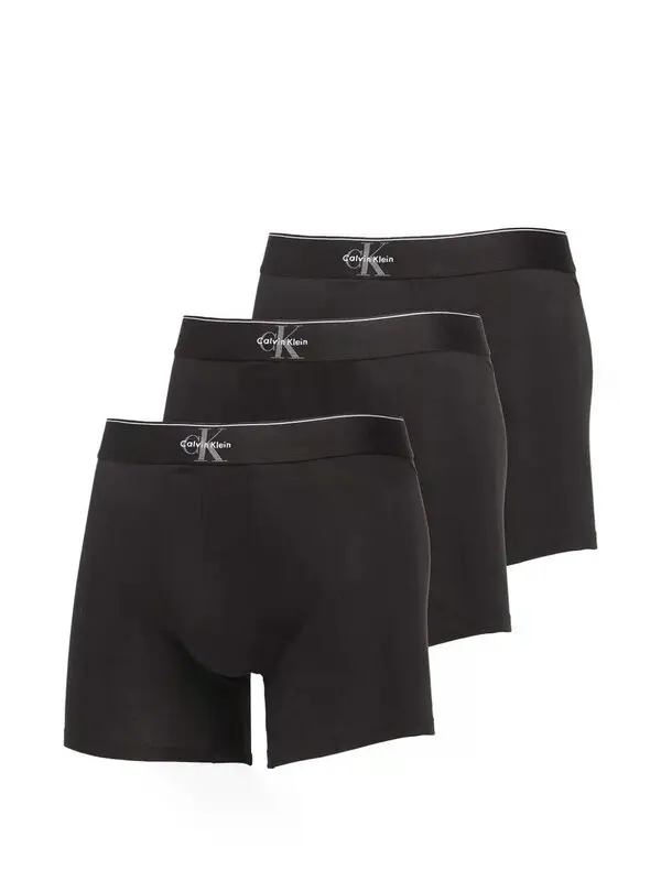 Calvin Klein Logo-detail Boxers - Black
