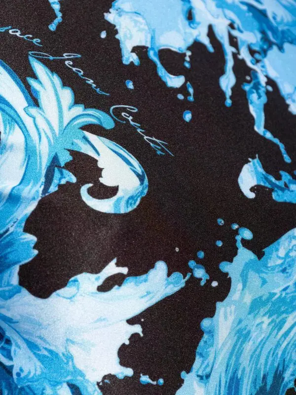 Versace Baroque-print T-shirt - Blue