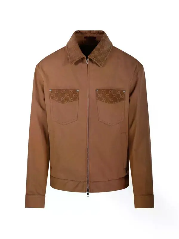 Gucci Monogram-pocket Jacket