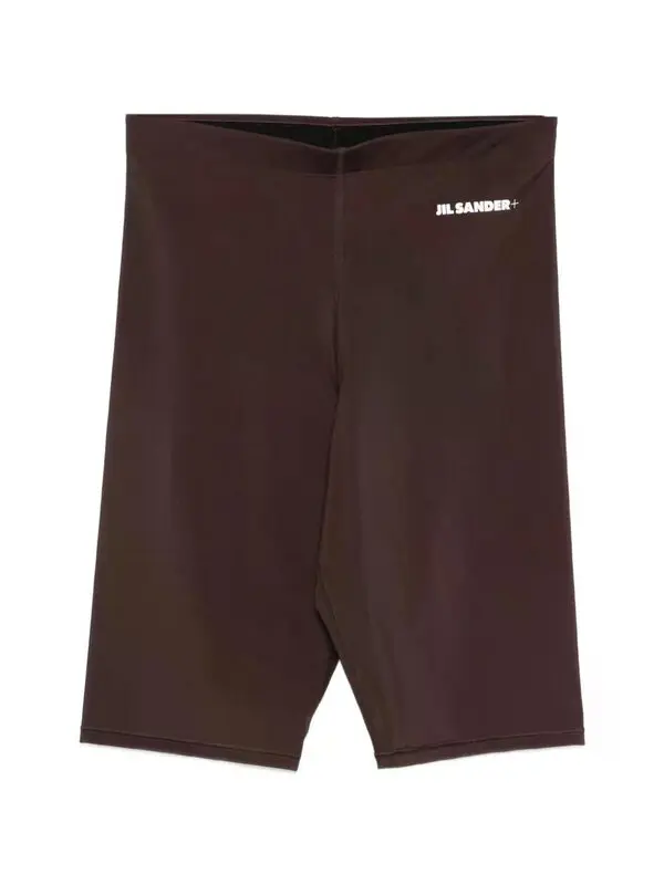 JIL SANDER Logo Biker Shorts