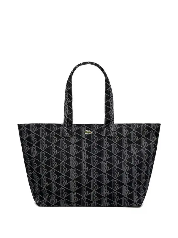 Lacoste Jacquard Logo Tote