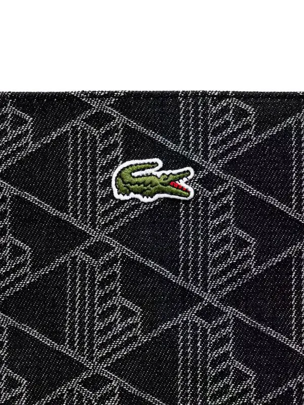Lacoste Jacquard Logo Tote