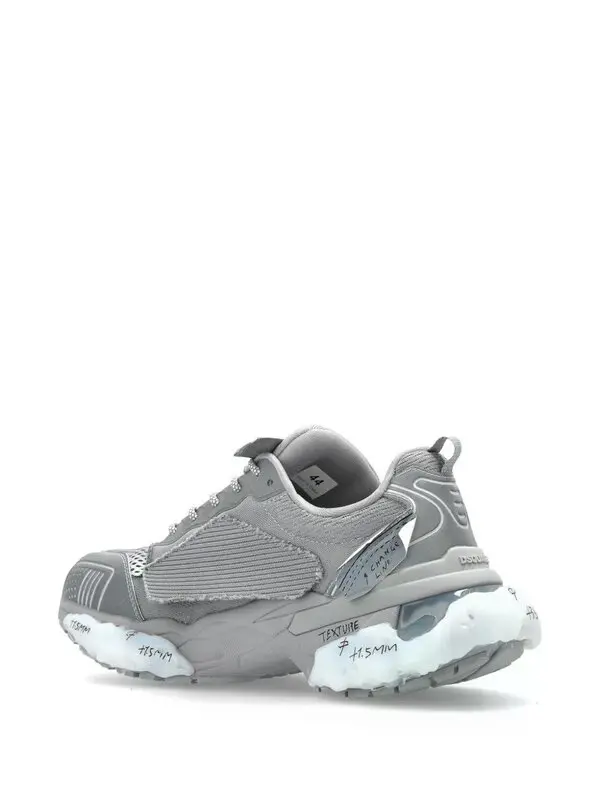 Dsquared2 Faster Mesh-panelled Sneakers - Grey