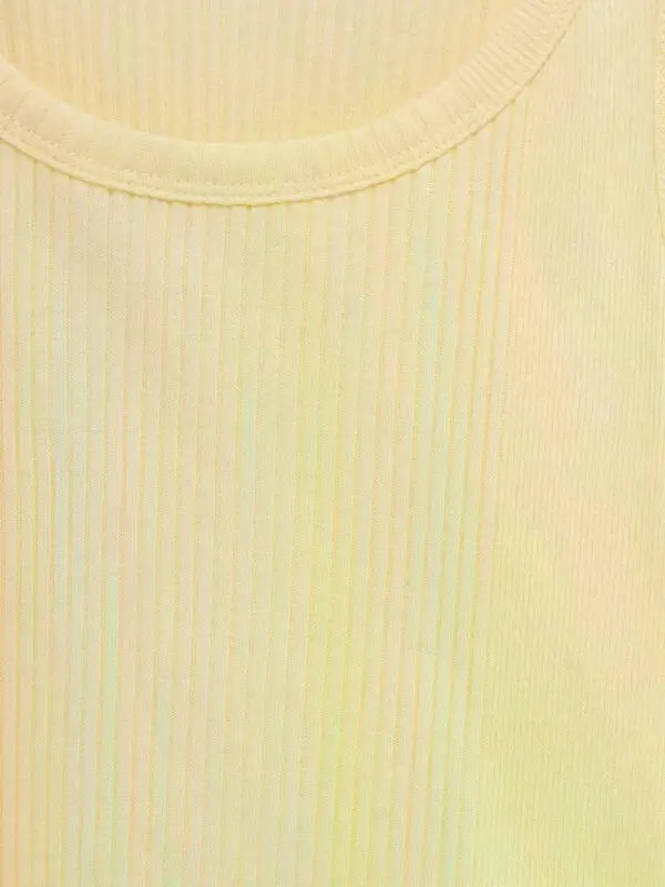 Jacquemus Le Marcel Rond Carre Ribbed Cotton Tank Top