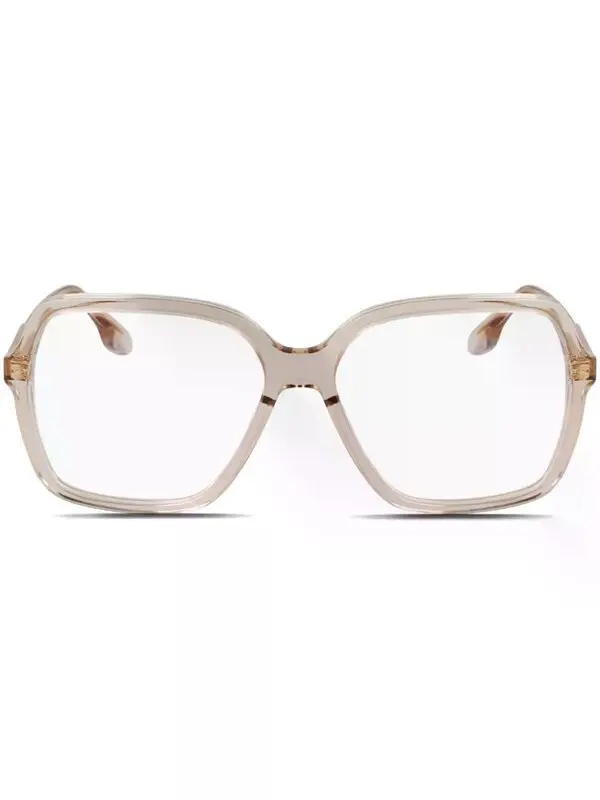 Victoria Beckham Square-frame Glasses - Brown