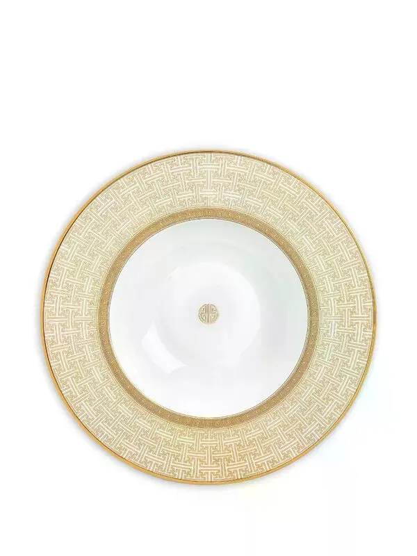 Shanghai Tang Tang Shou Gold-trim Plate - White