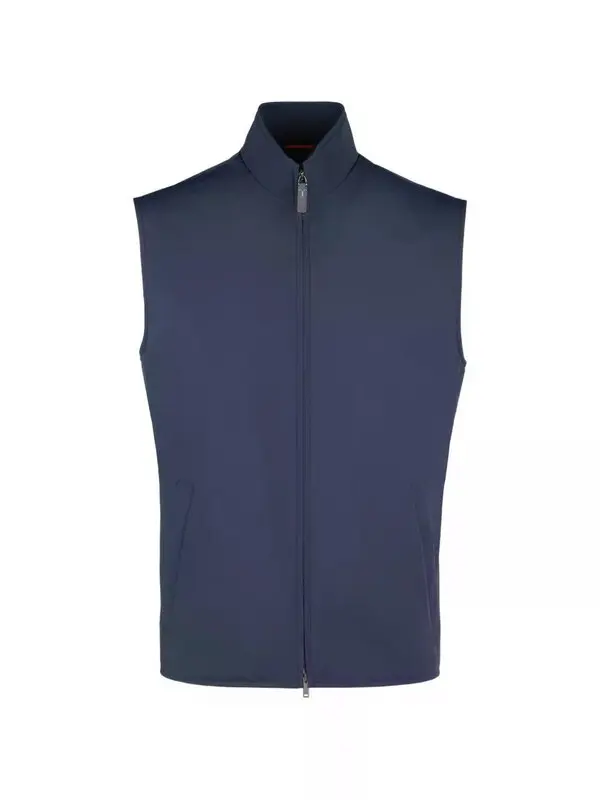 TOD'S Zip-fastening Vest - Blue