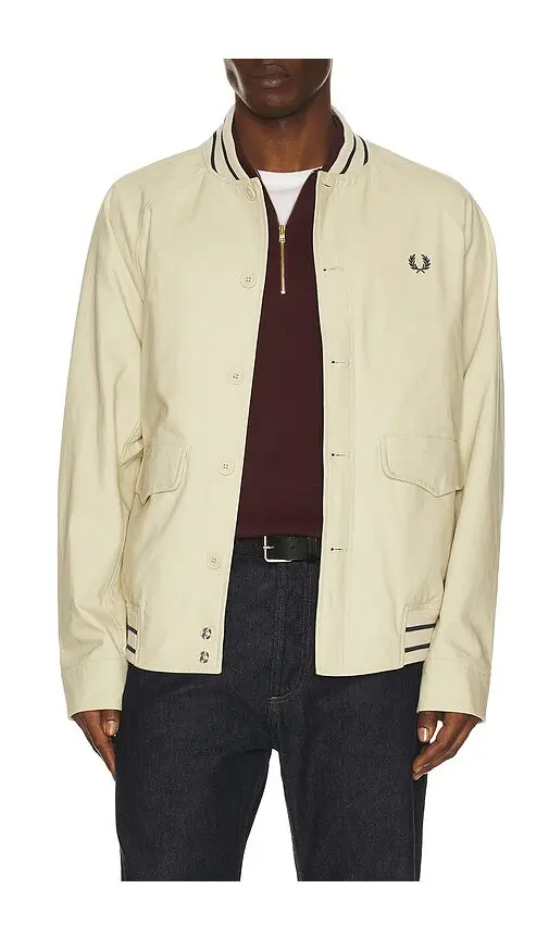 Fred Perry Bomber Jacket - Cream