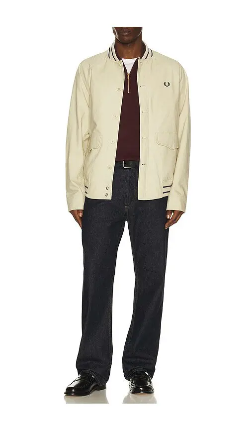 Fred Perry Bomber Jacket - Cream