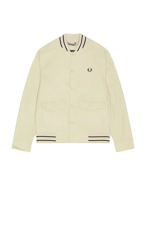 Fred Perry Bomber Jacket - Cream