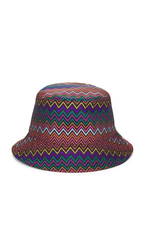 Missoni Patterned Bucket Hat - Brown