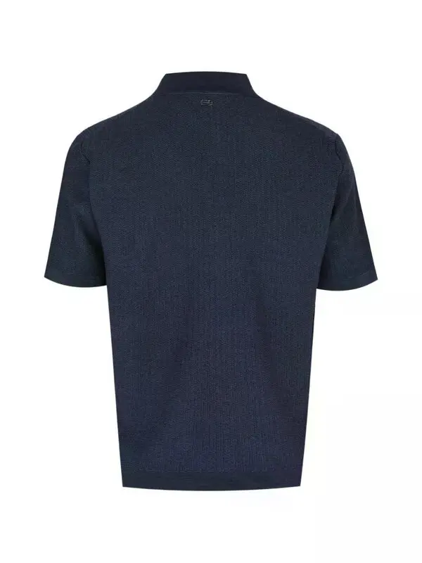 Agnona Jacquard Knitted Polo Shirt