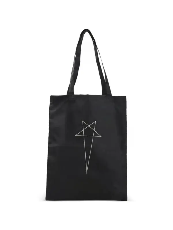 Rick Owens Pentagram Tote Bag - Black