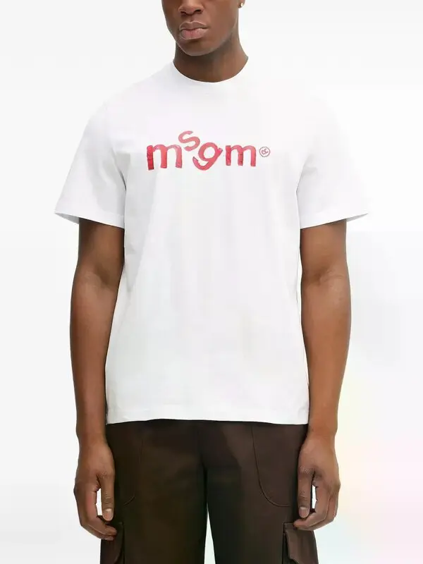 MSGM Logo-print T-shirt