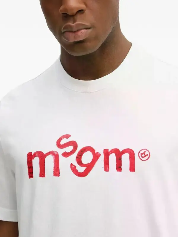 MSGM Logo-print T-shirt