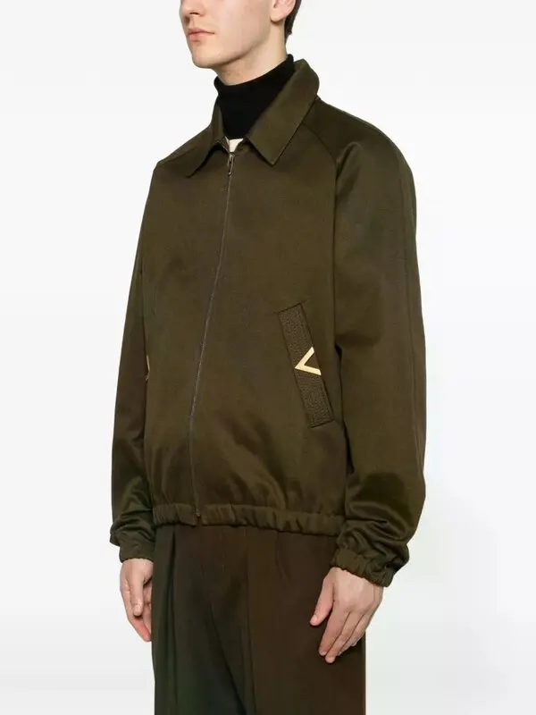 Valentino Garavani Appliqué Zip-up Jacket