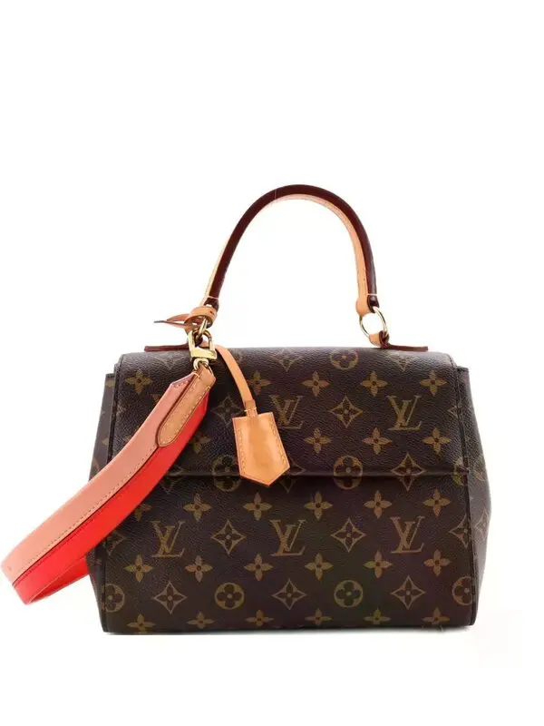 LOUIS VUITTON Cluny Top Handle Bag Monogram Canvas Bb - Brown