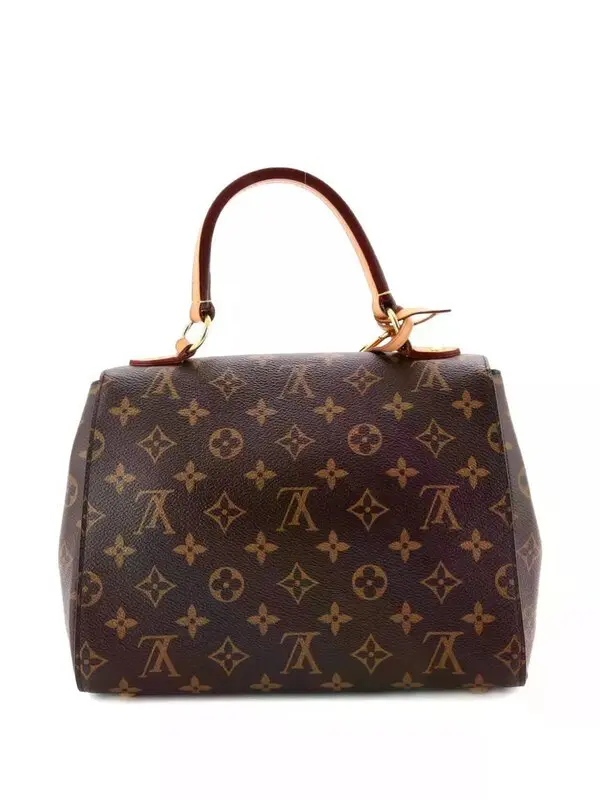 LOUIS VUITTON Cluny Top Handle Bag Monogram Canvas Bb - Brown