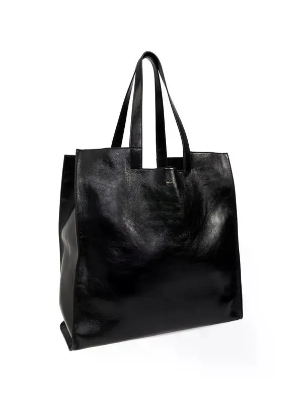 Bally Top Handle Leather Tote Bag