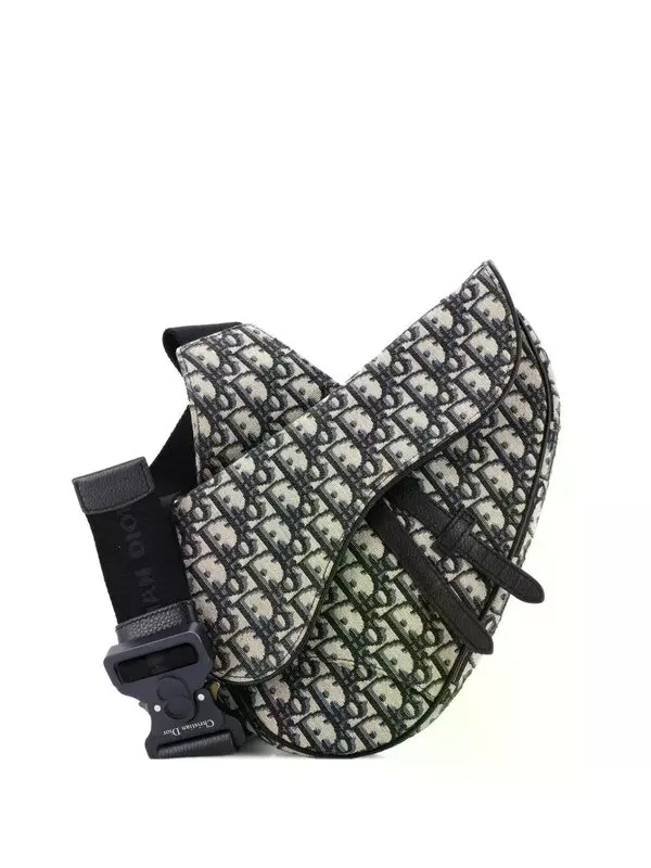 Dior Saddle Oblique Canvas Crossbody Bag