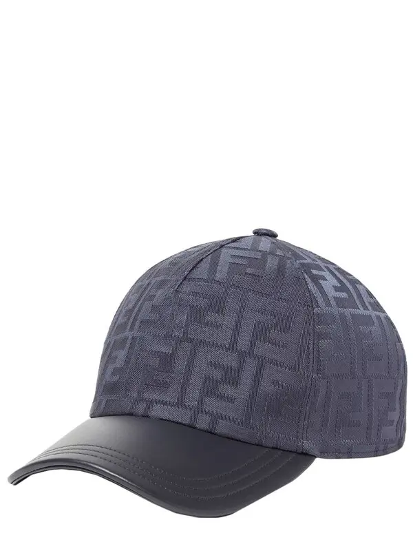 Fendi Ff Weave Baseball Hat - Blue