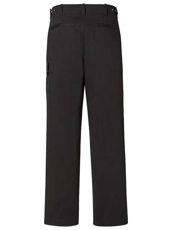 Fendi Cargo Pants With Logo - Black