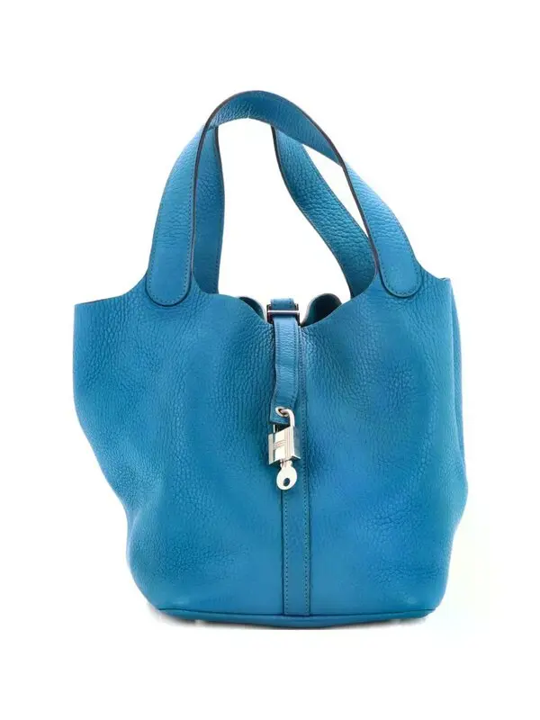 Hermès Picotin Lock Mm Bucket Bag - Blue