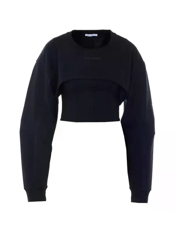 Patrizia Pepe Cropped Sweatshirt