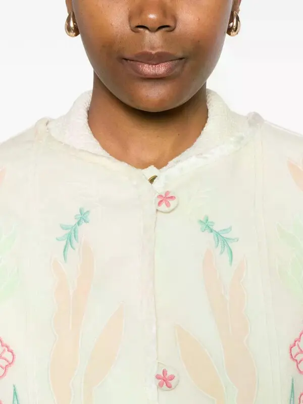 FORTE_FORTE Floral-embroidered Jacket