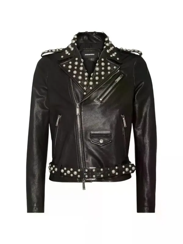 Dsquared2 Studded Pearl-embellished Jacket