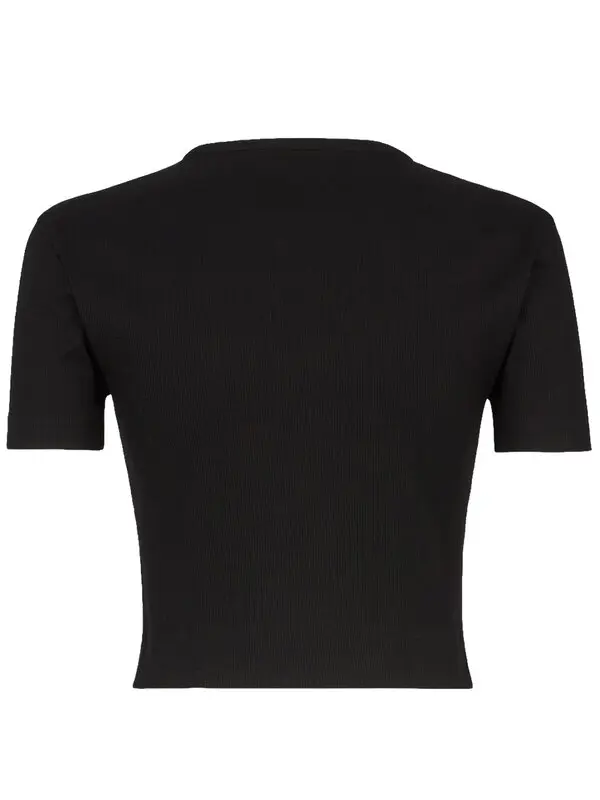 Fendi Tops With Logo - Black