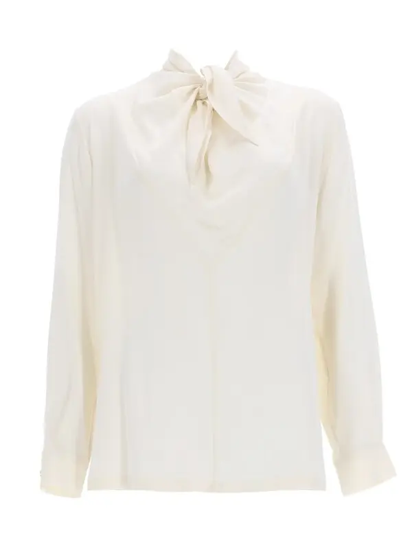 Max Mara Silk Charmeuse Blouse