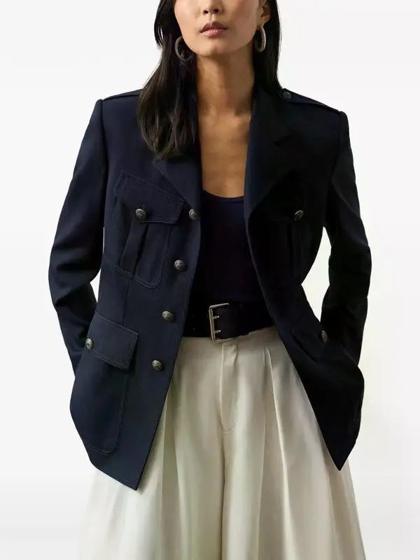 Ralph Lauren Anabeth Buttoned Flap Jacket