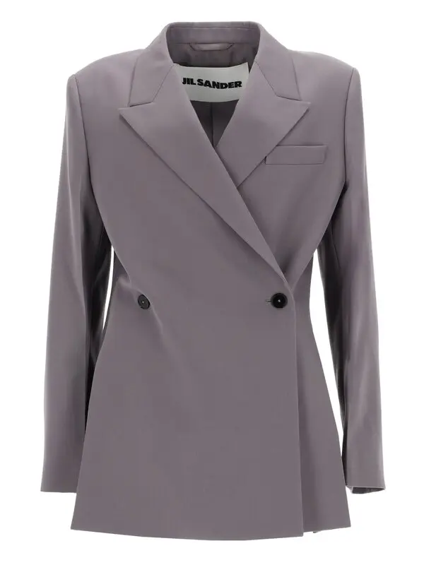 JIL SANDER Double-breasted Wool Jacket