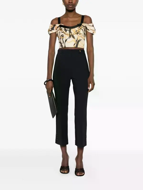 Elisabetta Franchi Chain Print Top