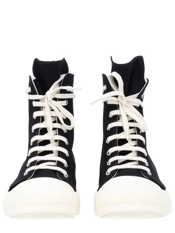 Rick Owens High Denim Sneaker
