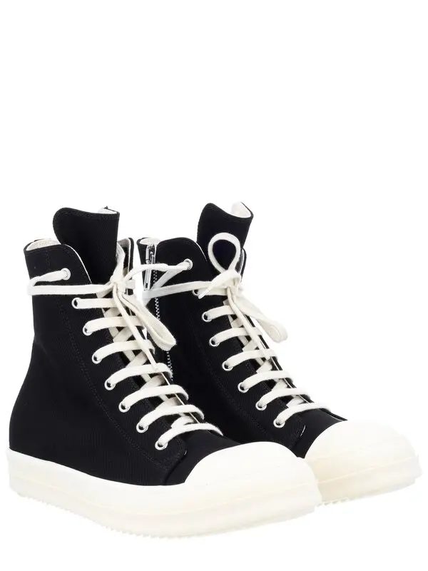 Rick Owens High Denim Sneaker