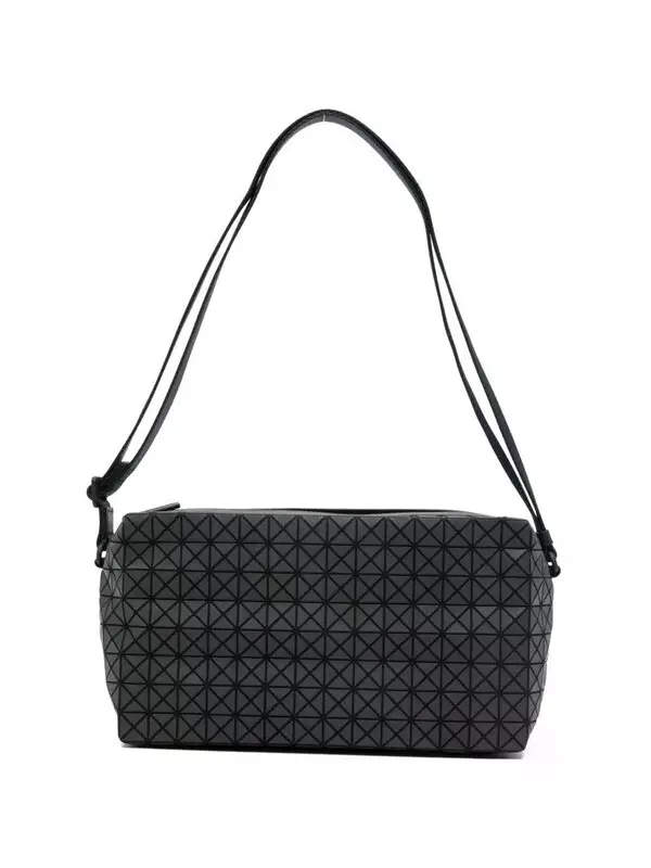 Issey Miyake Geometric-pattern Shoulder Bag - Black