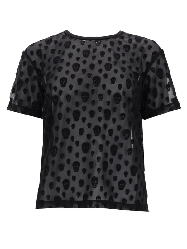 Alexander McQueen T-shirt With Skull Pattern