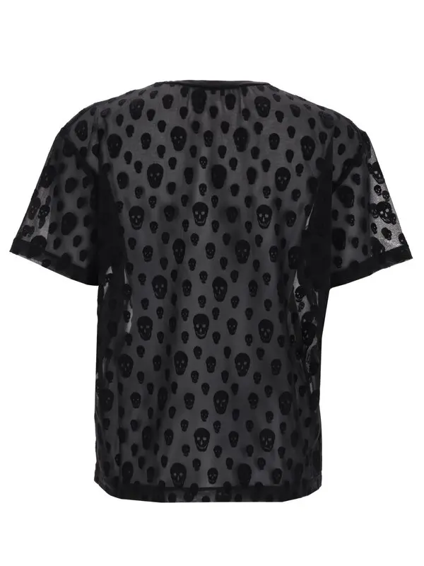 Alexander McQueen T-shirt With Skull Pattern