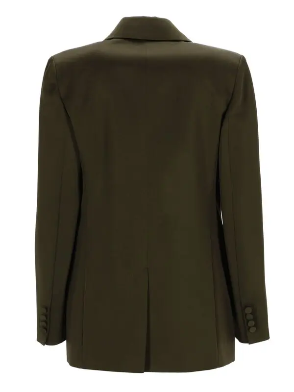 Max Mara Blazer In Envers Satin