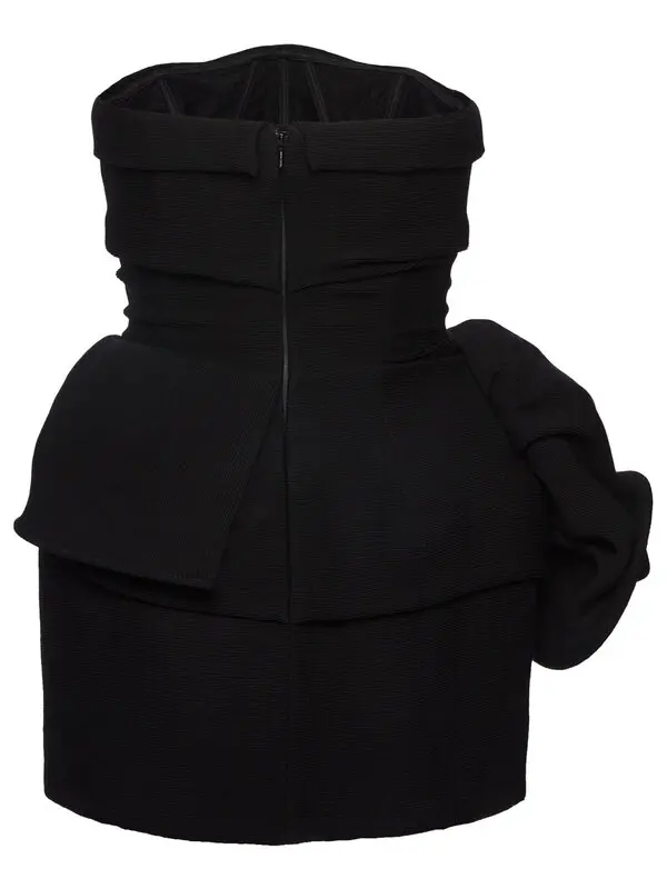 Magda Butrym Mini Dress With Draped Detail