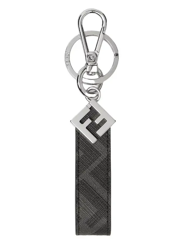 Fendi Squared Keychain - Black